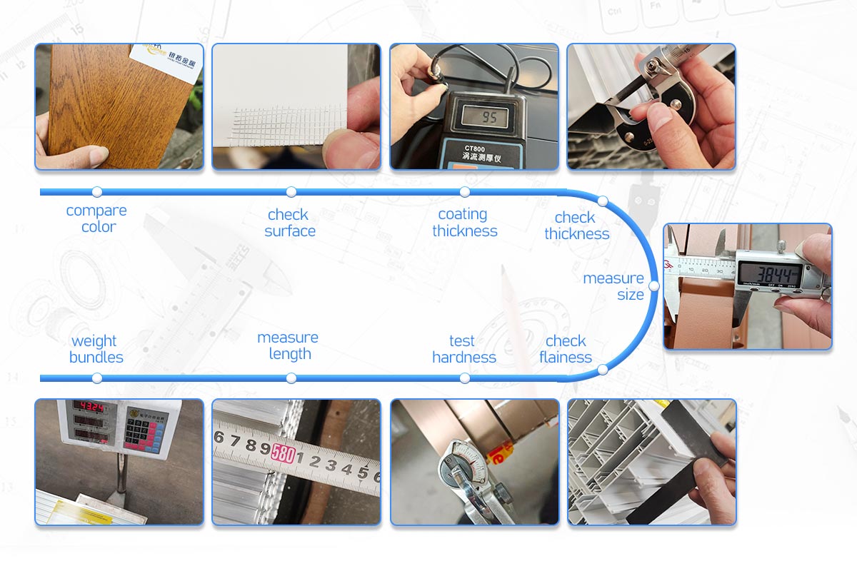 Powder coated white windows doors 38 798 series aluminum profile ...