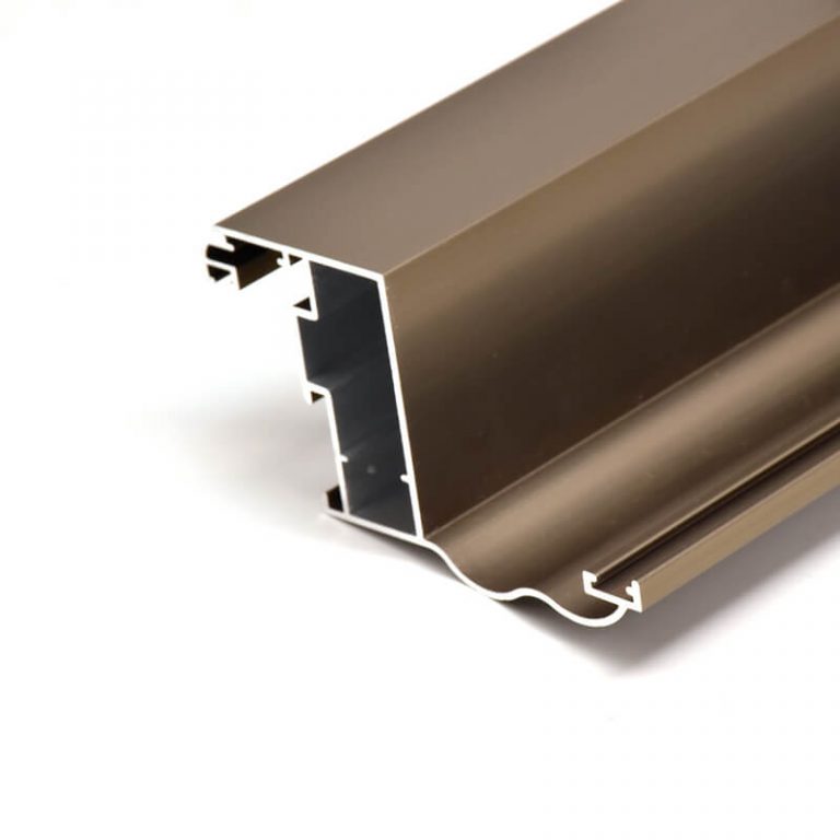 Custom aluminum profile anodized champagne window frame aluminum ...